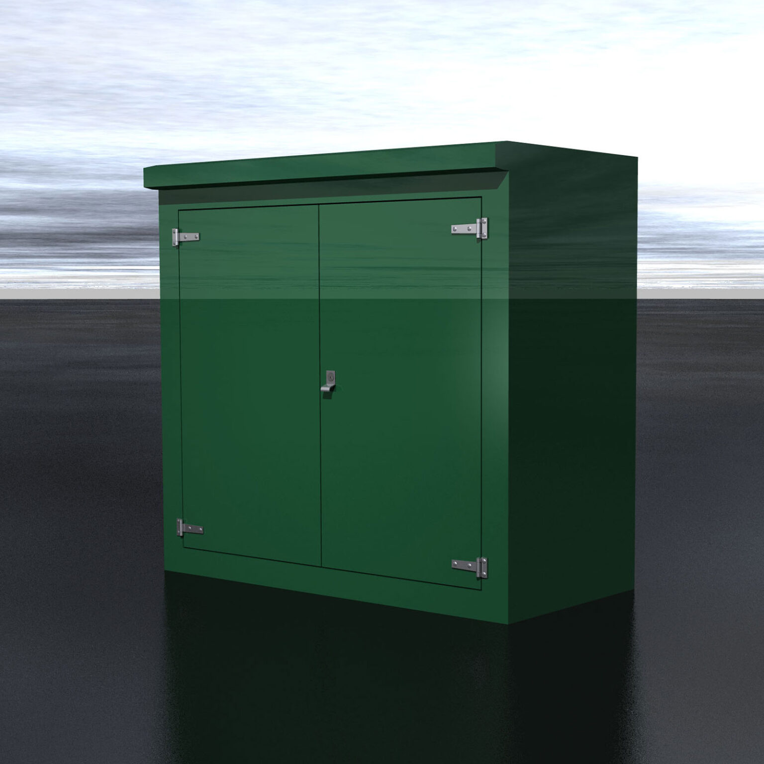 Double door roadside cabinets - GRP Electrical Enclosures & Kiosks